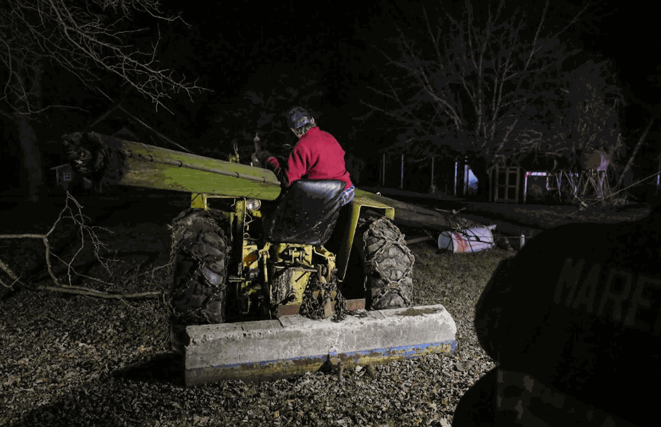 Turned Over Tractor Traps Man - McHenry County Blog