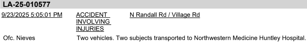 UPDATE: Massive Response to Accident at Randall and Village, POLICE ...